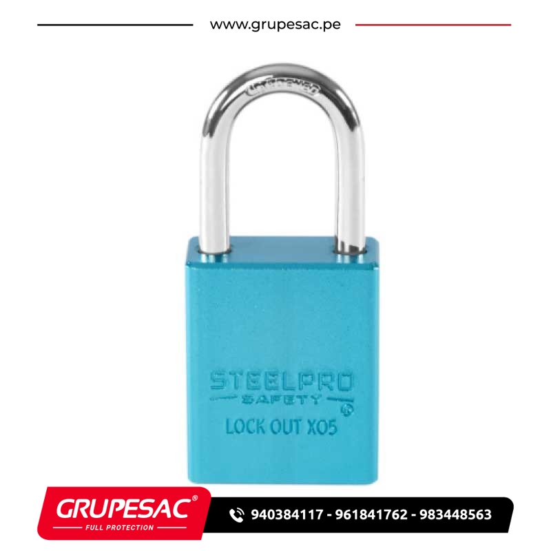 Candado X5 azul » GRUPESAC