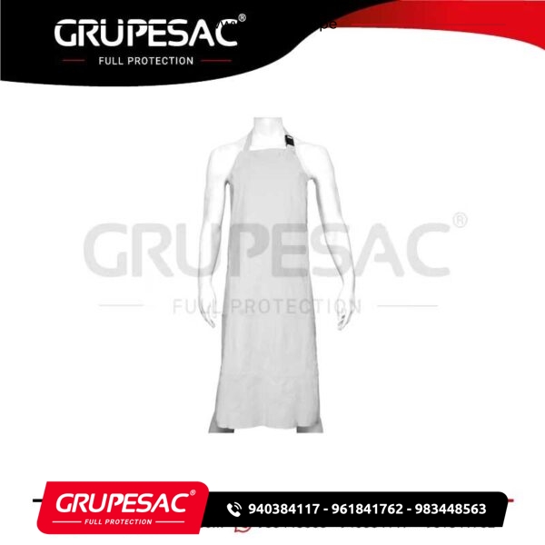 Mandil de pvc blanco | GRUPESAC
